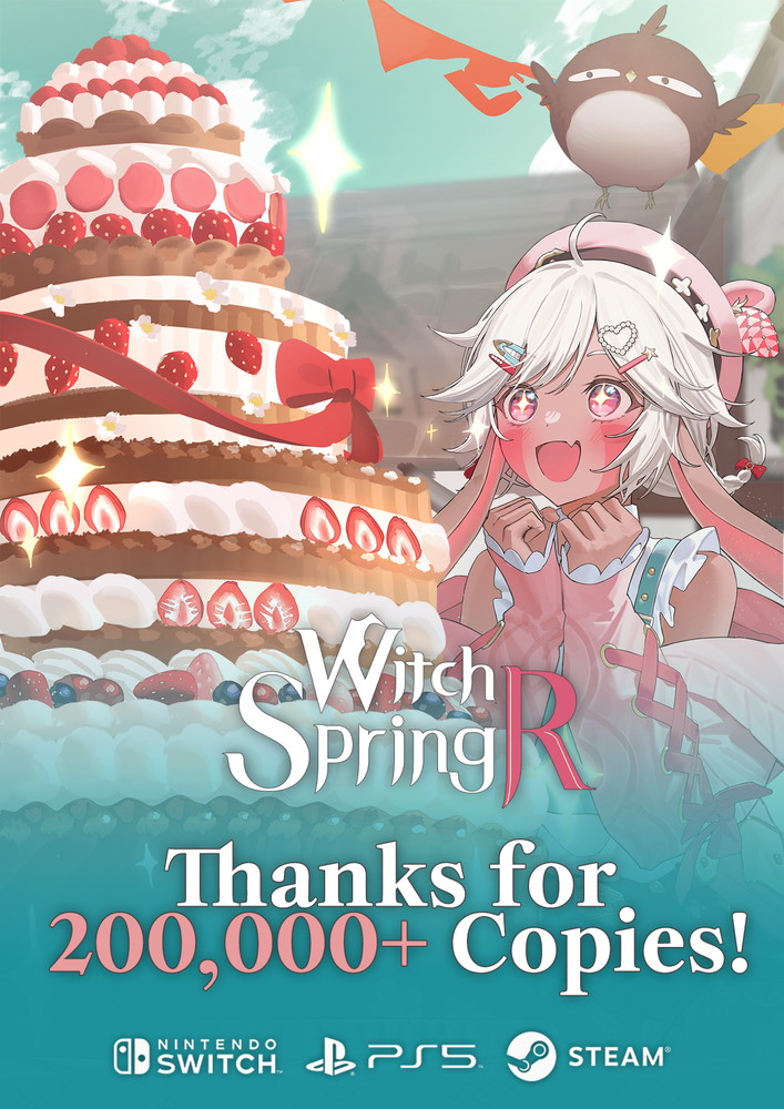 KIWIWALKS、『魔女の泉R』累計20万DL突破を記念しSteamで35％OFFのセール…2人チームで新規DLCの開発も進行中 | gamebiz