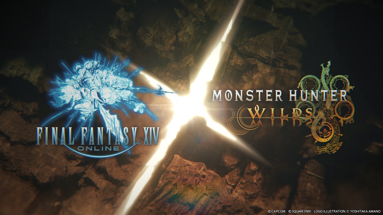 スクエニ、『FFXIV』でカプコンの『モンスターハンターワイルズ』との相互コラボを2025年の秋に実施 「護竜アルシュベルド」が降臨 | gamebiz