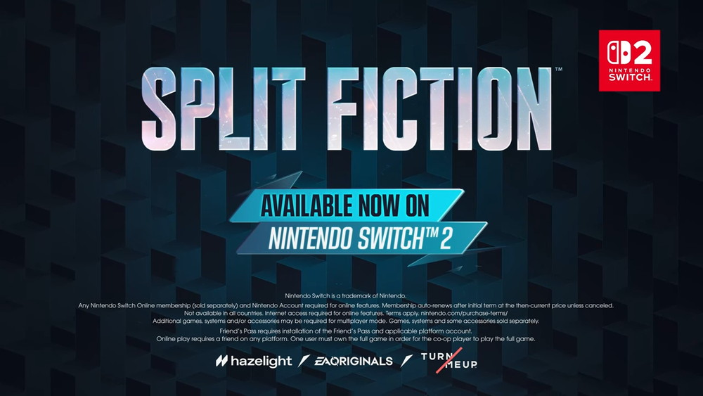 Electronic ArtsとHazelight Studios、協力型アクションADV『スプリット・フィクション』をSwitch2ローンチタイトルとしてリリース | gamebiz