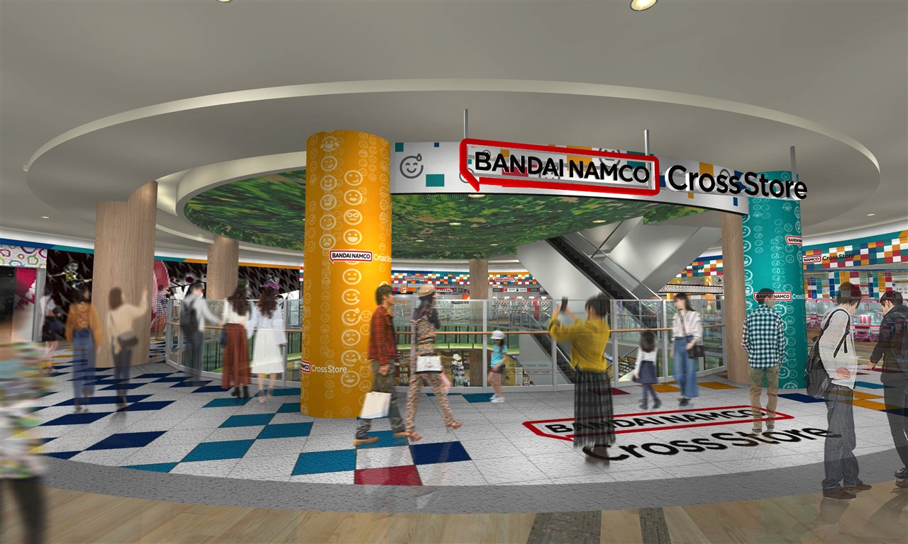 バンダイナムコAM、体験型リテール施設「バンダイナムコ Cross Store 越谷レイクタウン」を4月4日にオープン | gamebiz